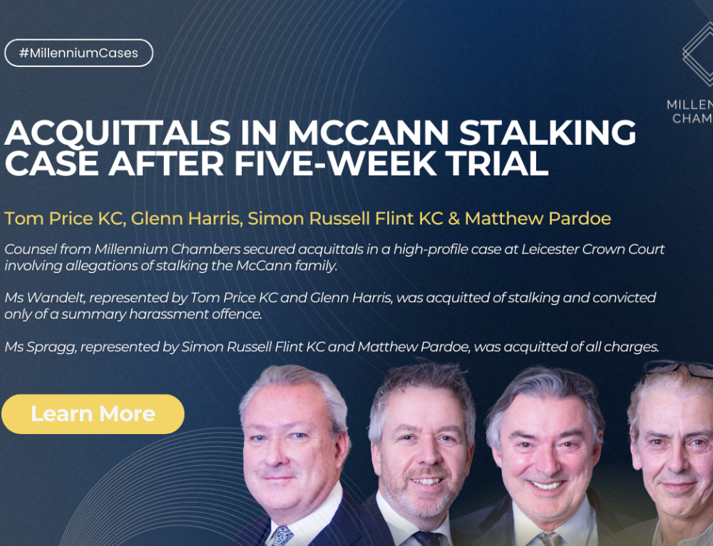 The Members of Millennium Chambers Support Bar Leaders’ Statement On ...